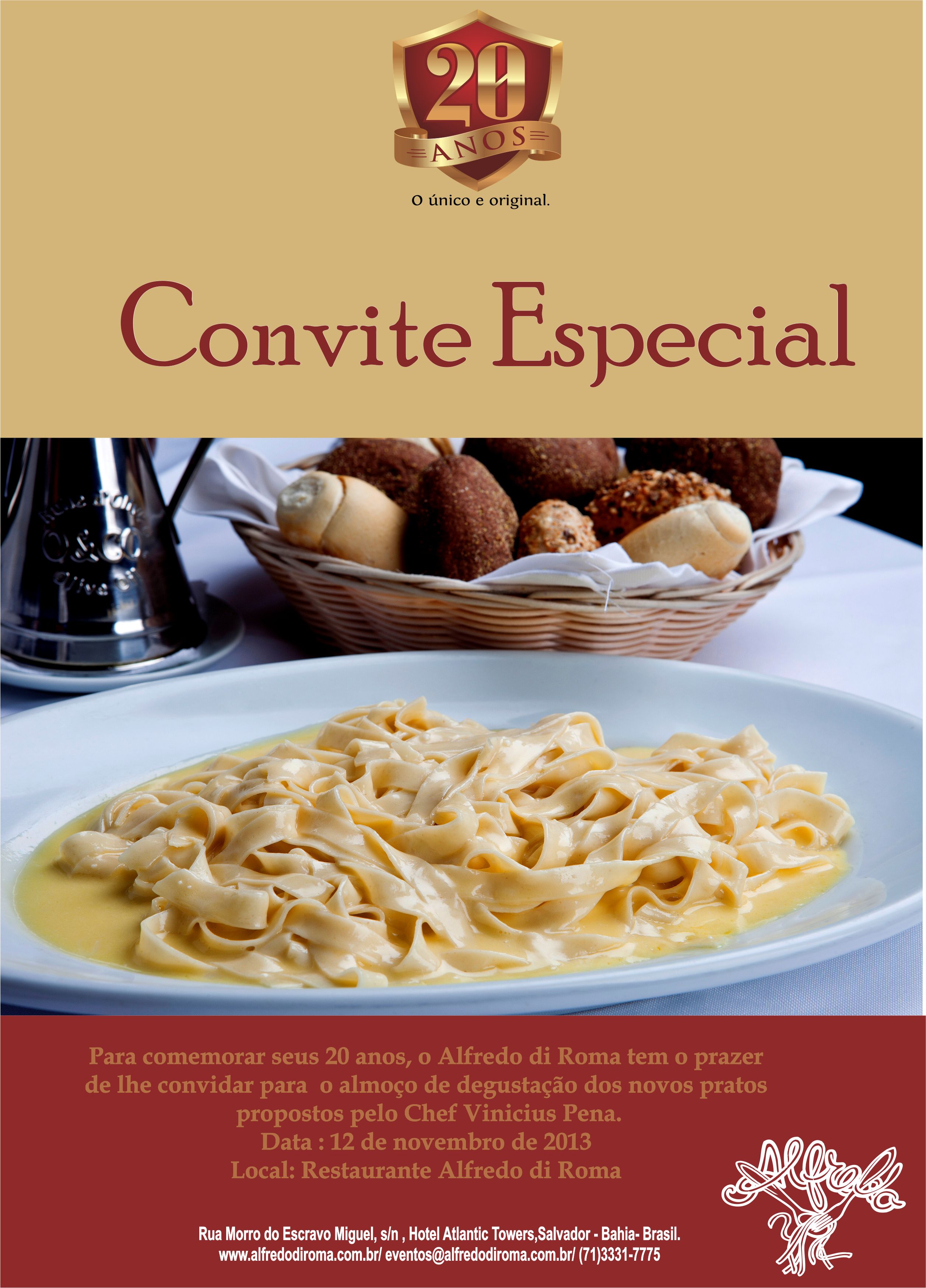 20 Anos do Alfredo Di Roma! | Michelle Marie - Navegue com estilo